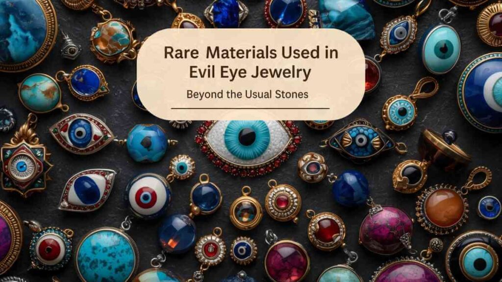 Rare Materials Used in Evil Eye Jewelry Today - NetVol