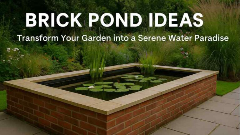 ChatGPT said: Brick Pond Ideas: Transform Your Garden into a Serene ...